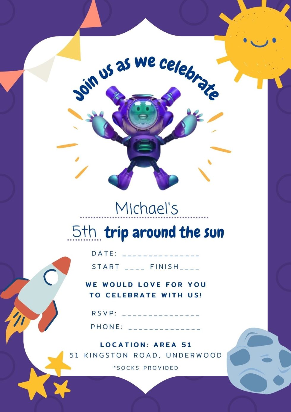 Party Invitation - Underwood | Area 51 World